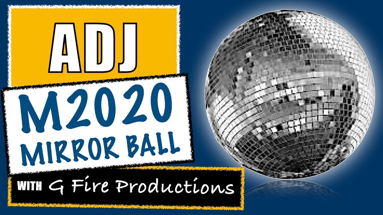 ADJ M2020 + ADJ MB DMX II Motor | Chauvet LED FOLLOWSPOT 75ST | Mirror ...