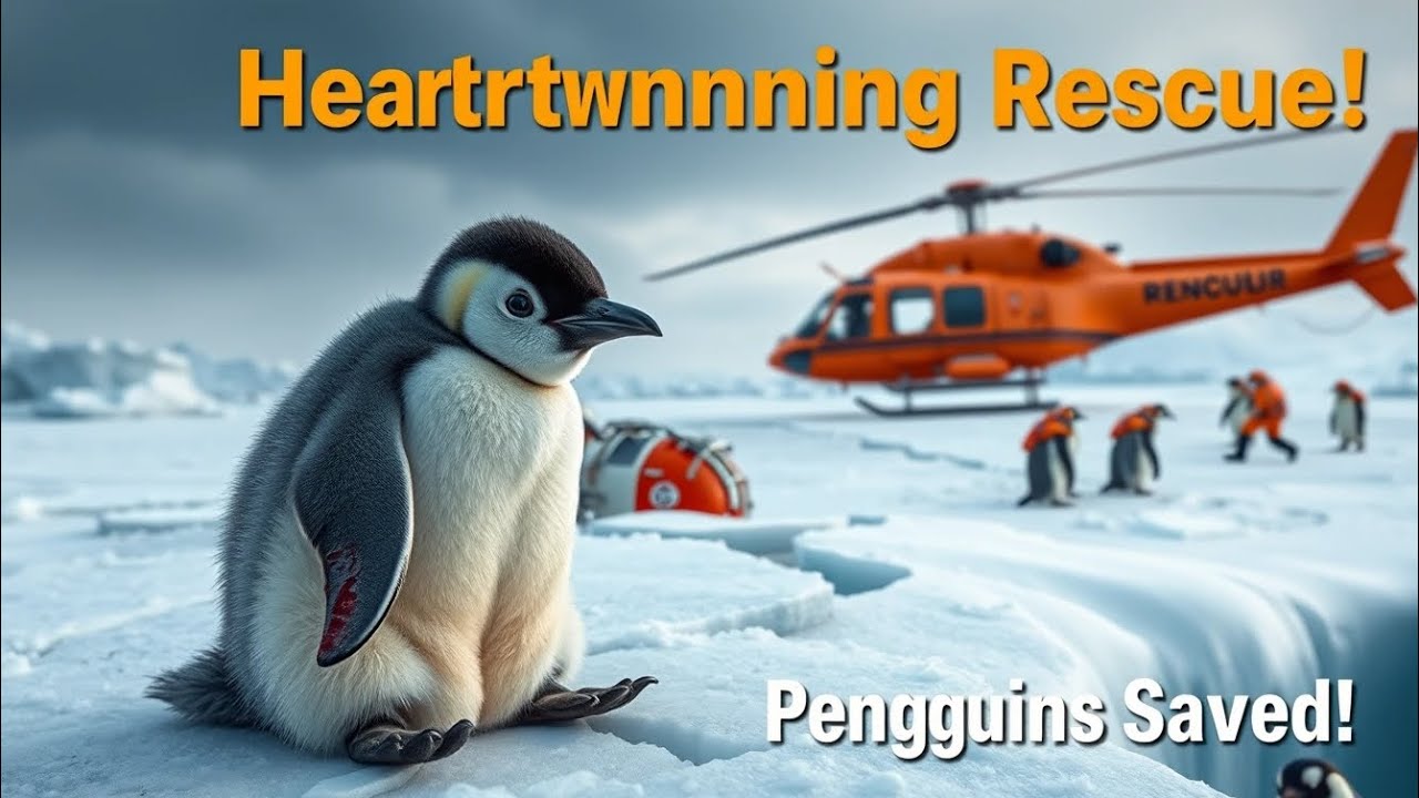 Heartwarming Rescue | Injured Penguins Saved on Icy Terrain | #aivideo ...