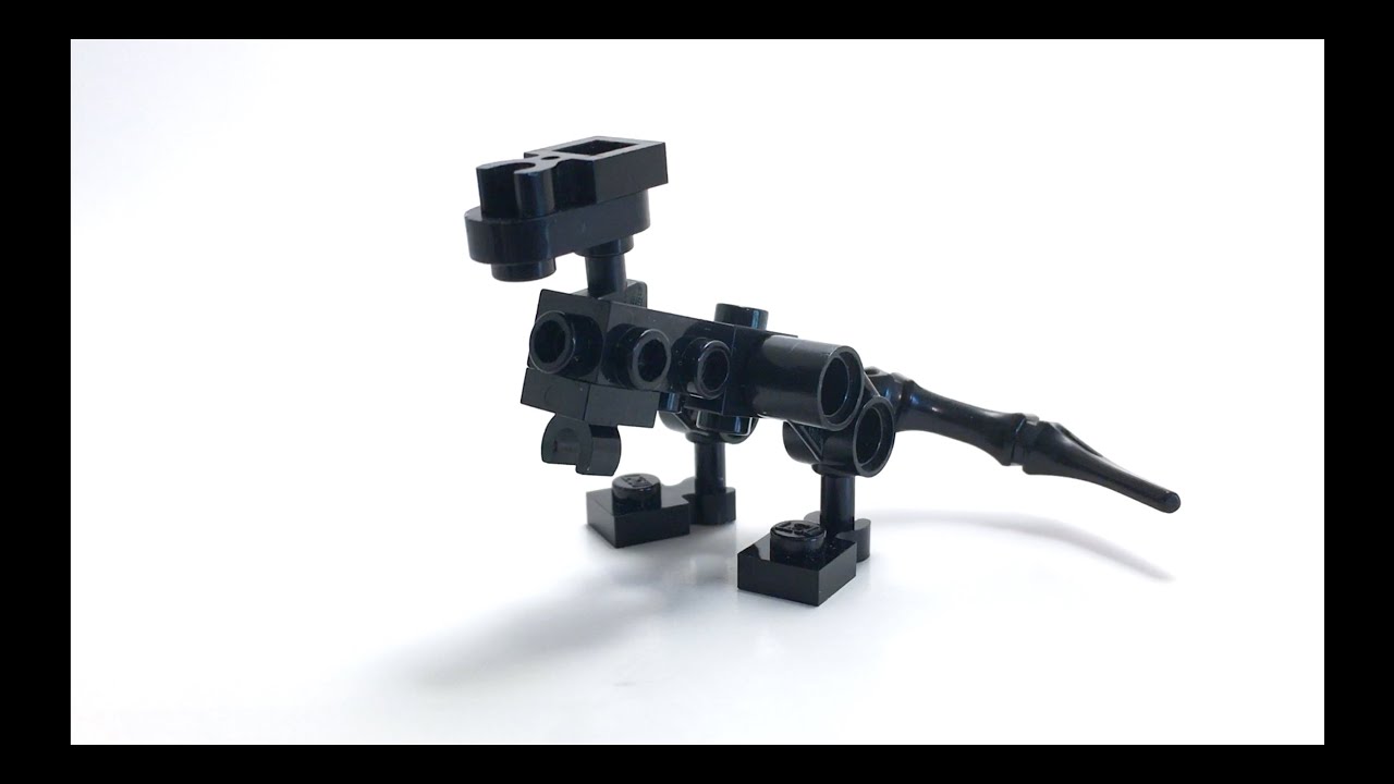 How to Build a LEGO T-Rex from ONLY 10 Bricks - Tutorial - YouTube