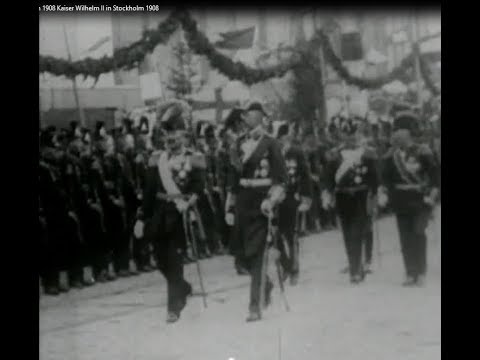 Kejsar Wilhelm II i Stockholm 1908/Kaiser Wilhelm II in Stockholm 1908 ...