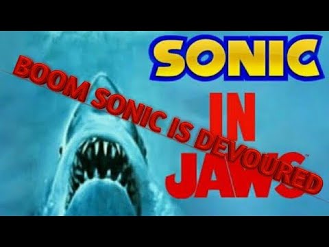Sonic in Jaws: Boom sonic is devoured (but with Jaws music: Quint meets ...