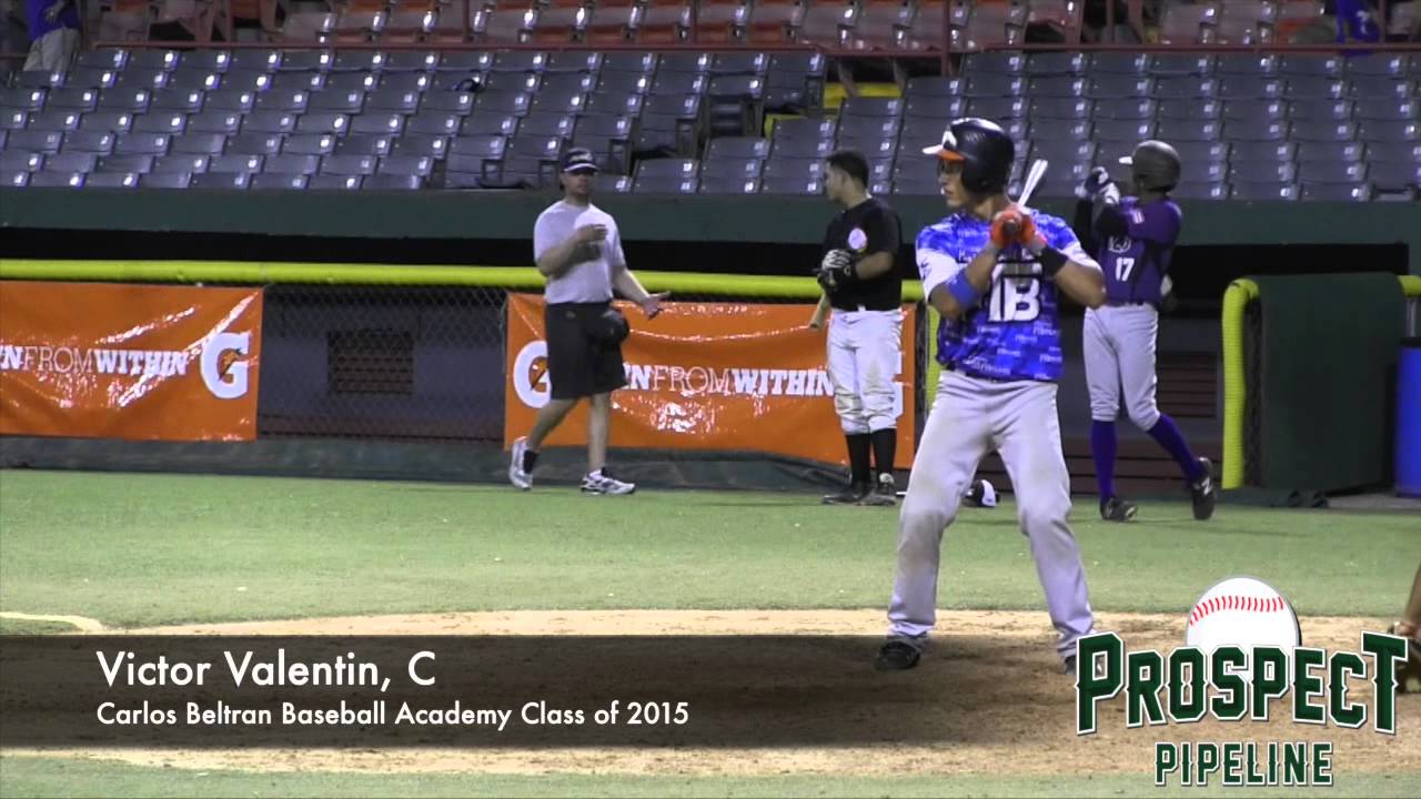 Victor Valentin Prospect Video, C, Carlos Beltran Baseball Academy ...
