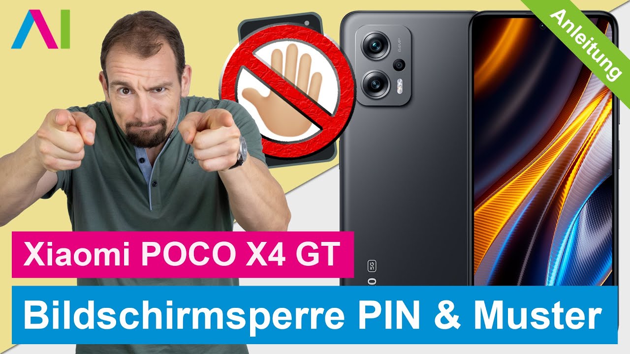 Xiaomi POCO X4 GT - Bildschirmsperre PIN und Muster • 📱 ...