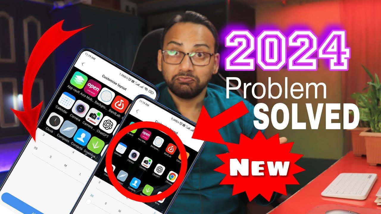 How to Change App icon Small Size 🔥Small icon Big icon Problem Android ...