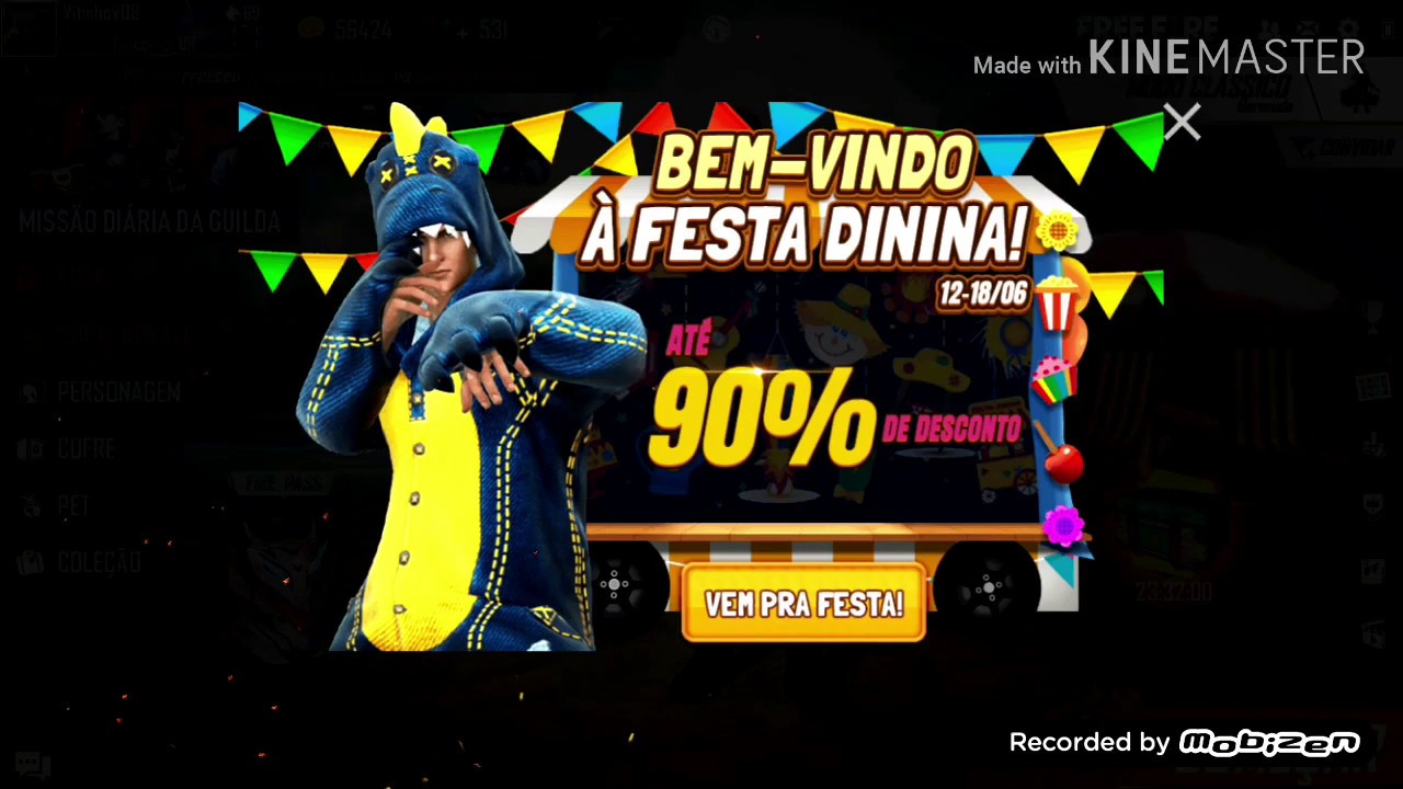 FREE FIRE - COMPRANDO O NOVO DINO - DININO CAPUTO!!! - YouTube