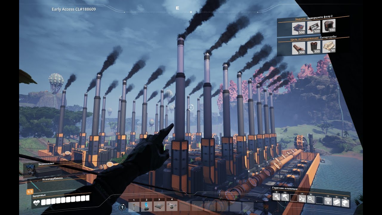 Satisfactory - The first coal-fired power plant - YouTube