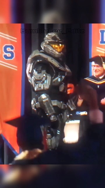 Halo Spartan cosplay high school graduation #shorts #edit #cosplay # ...