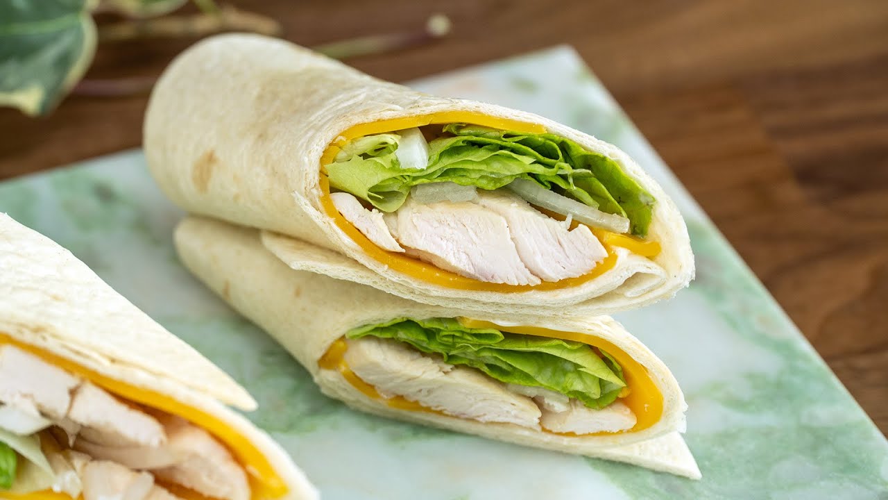 Wrap De Frango E Vegetais - BRAINCP