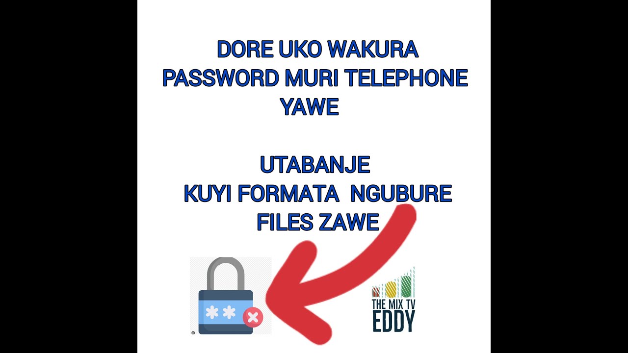 Uko wakura password muri phone mugihe wayibagiwe kandi udafornase phone yawe.pe% birizewe muri ...