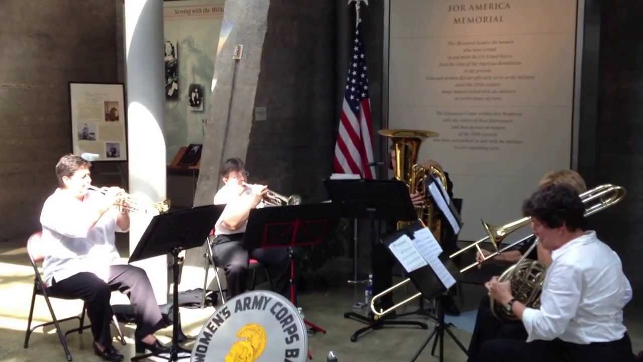 "America the Beautiful" performed by the WAC Band Brass Quintet - YouTube