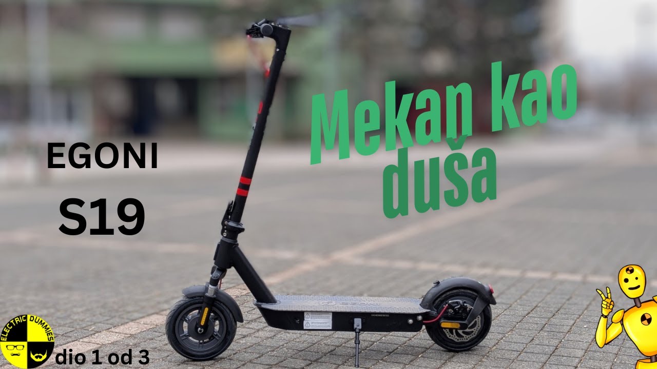 EGONI S19 električni romobil unboxing - YouTube