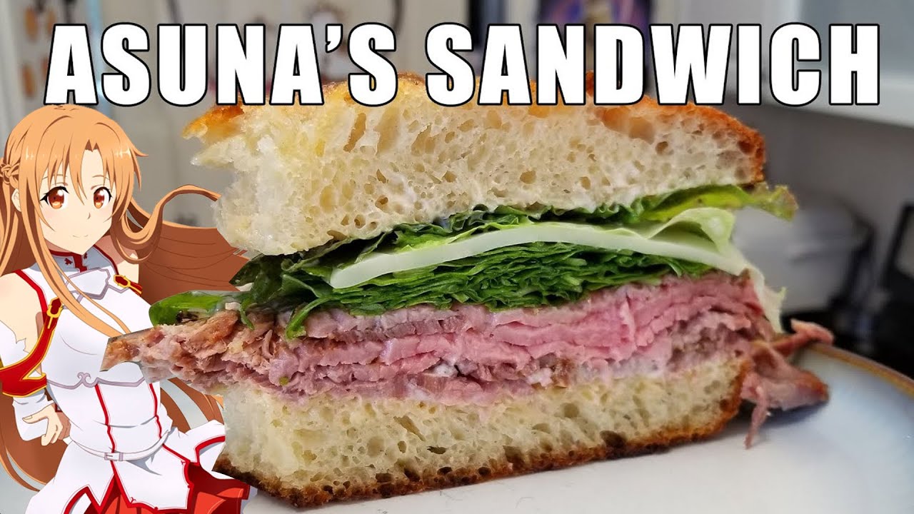 REAL CHEF MAKE'S Asuna's Sandwich From Sword Art Online - YouTube