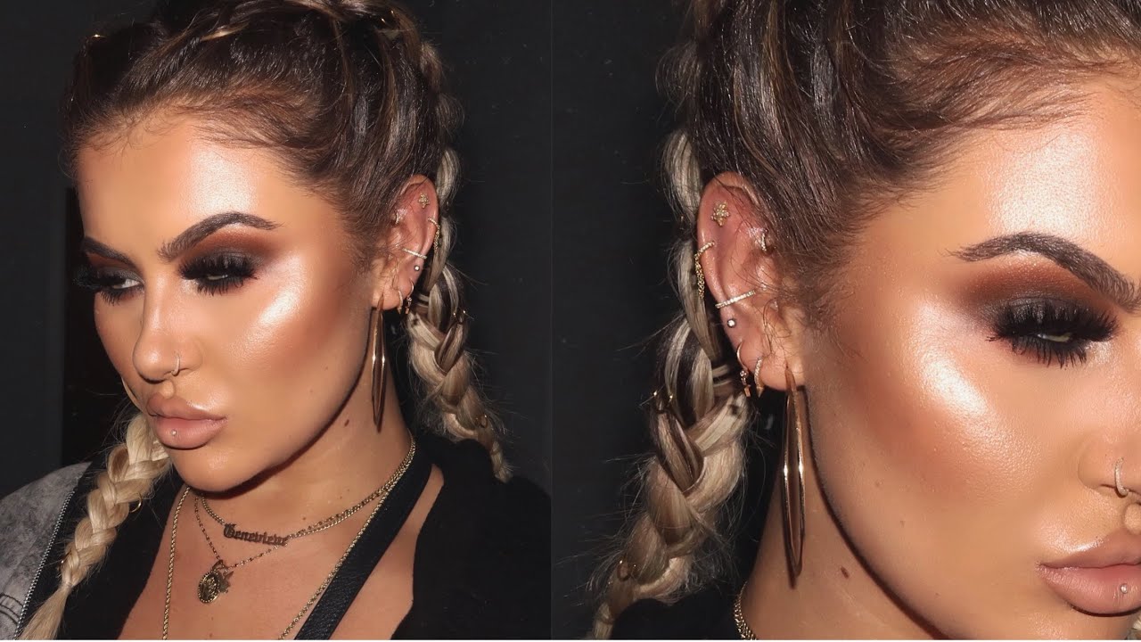 GRUNGE INSTAGRAM BADDIE MAKEUP TUTORIAL | JAMIE GENEVIEVE - YouTube