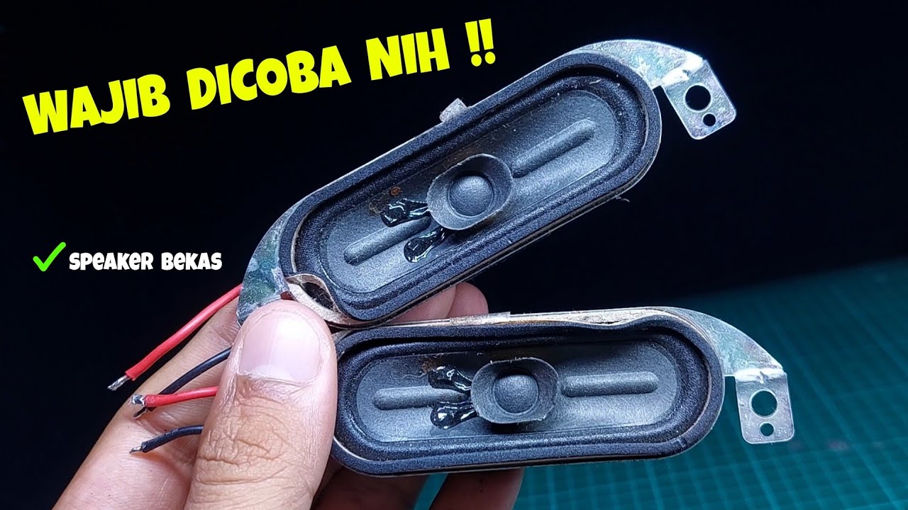BIKIN PEMUTAR MUSIK SENDIRI DARI SPEAKER BEKAS !! - YouTube