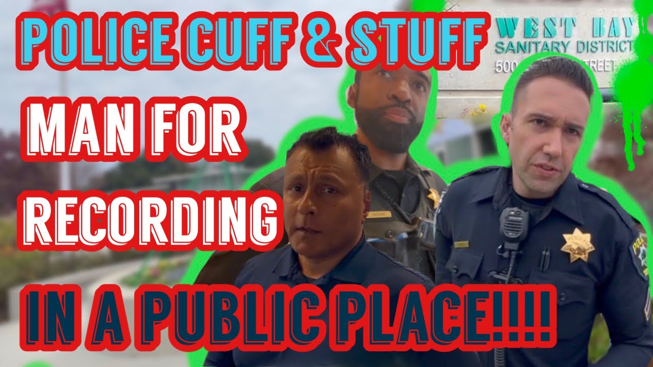 "DO WHAT I SAY NOW! IT'S AN ORDER!!!!" MENLO PARK FIRST AMENDMENT - YouTube