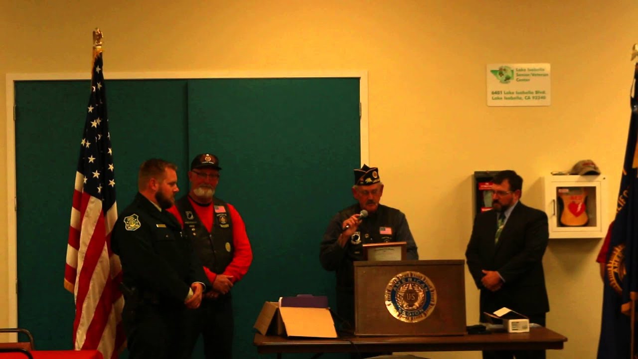 U.S. Forest Service law enforcement officer Ty Davis recognized - YouTube