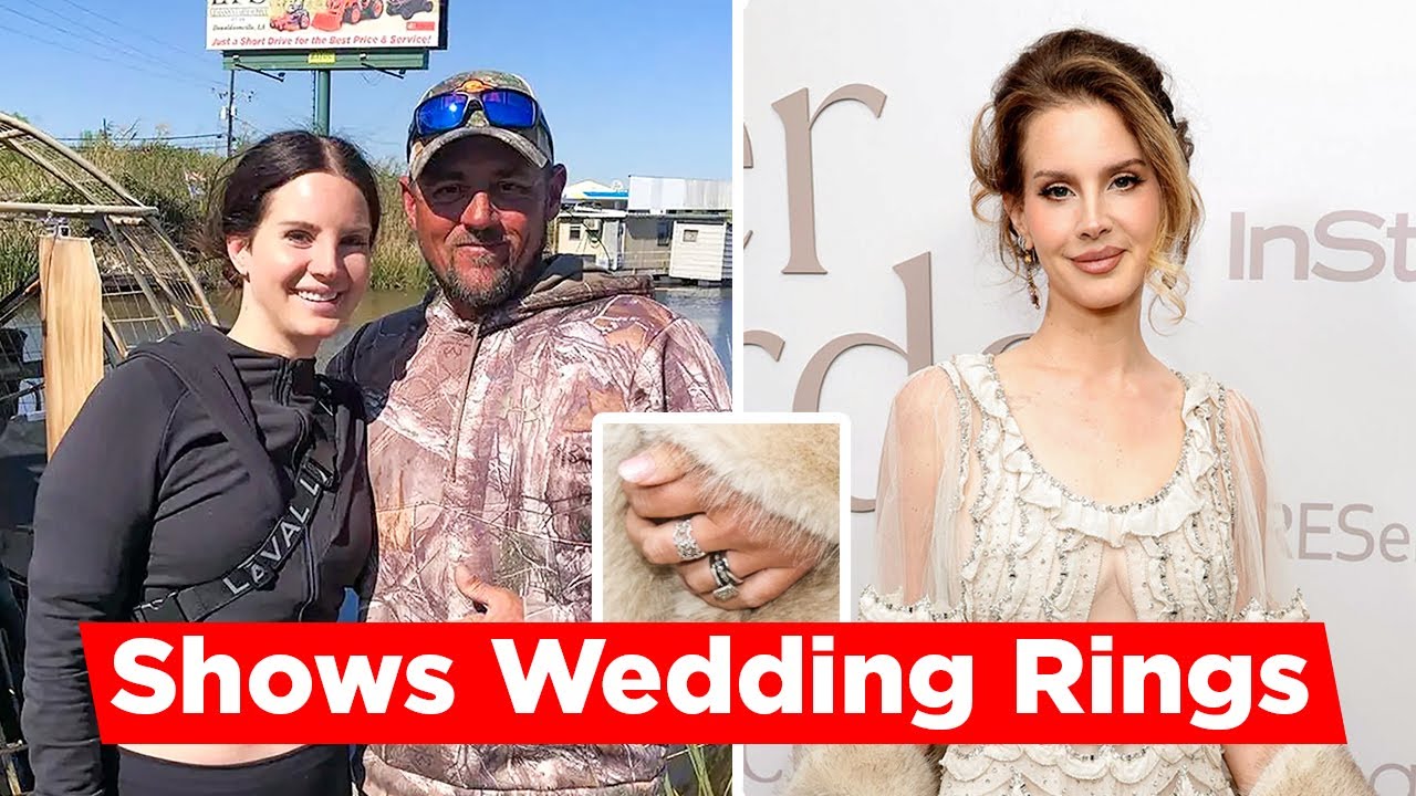 Lana Del Rey Shows Her Wedding Rings After Marrying Jeremy Dufrene ...