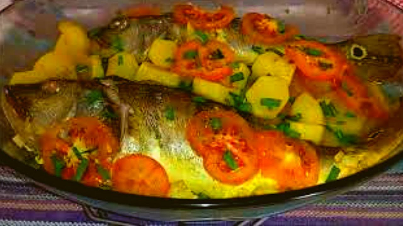 Aprenda a Fazer,Peixe Tucunaré Assado com Batatas, Delicioso - YouTube