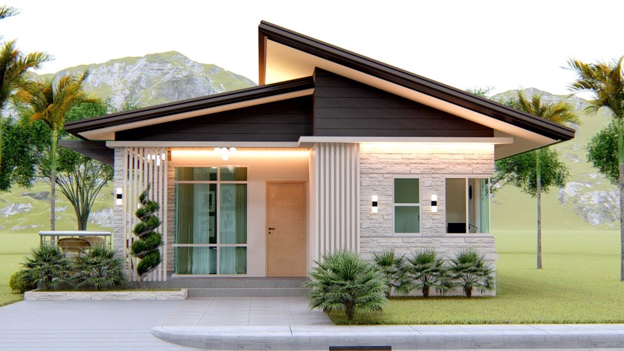 SIMPLE HOUSE DESIGN| 7.5 X 11 Meters | 3 Bedroom | Pinoy Dream House ...