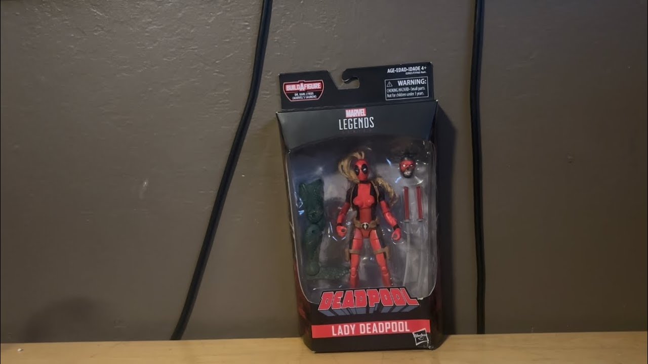 New Marvel Legends Deadpool Lady Deadpool Action Figure Review - YouTube
