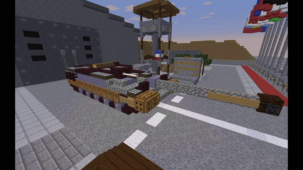 Minecraft Cold War Build Tutorial: AMX 50 155 Foch - YouTube