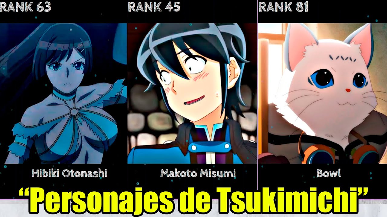 TODOS los PERSONAJES de Tsuki ga michibiku Isekai douchuu - YouTube