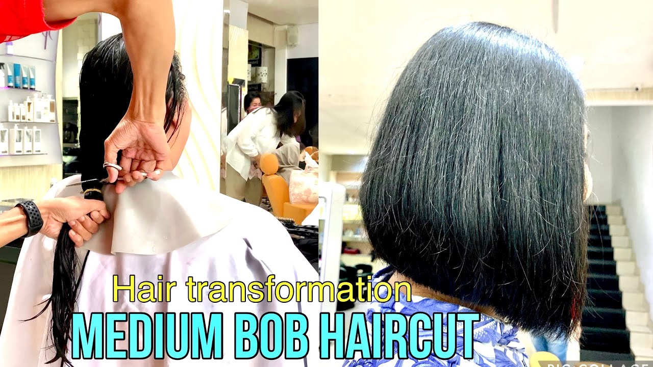 BOB HAIRCUT | Hair Transformation | POTONG RAMBUT | Short Haircut ...