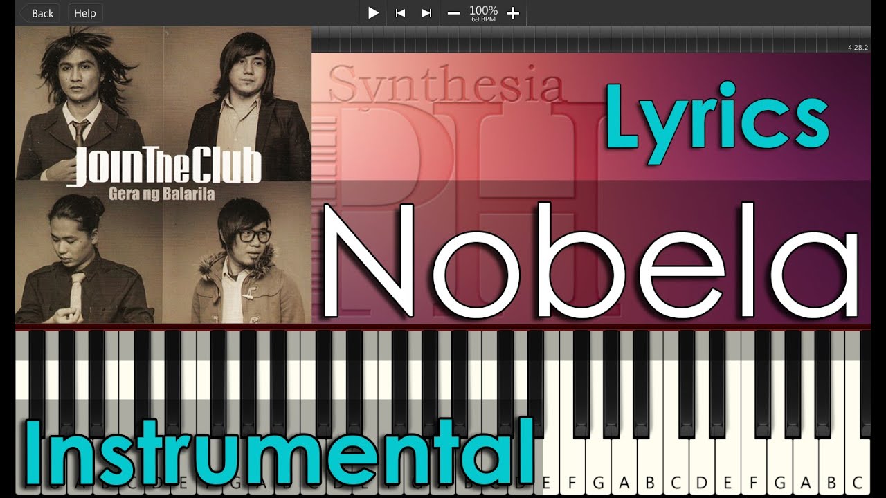 Nobela - Join the Club | Piano Backing Track Tutorial - YouTube