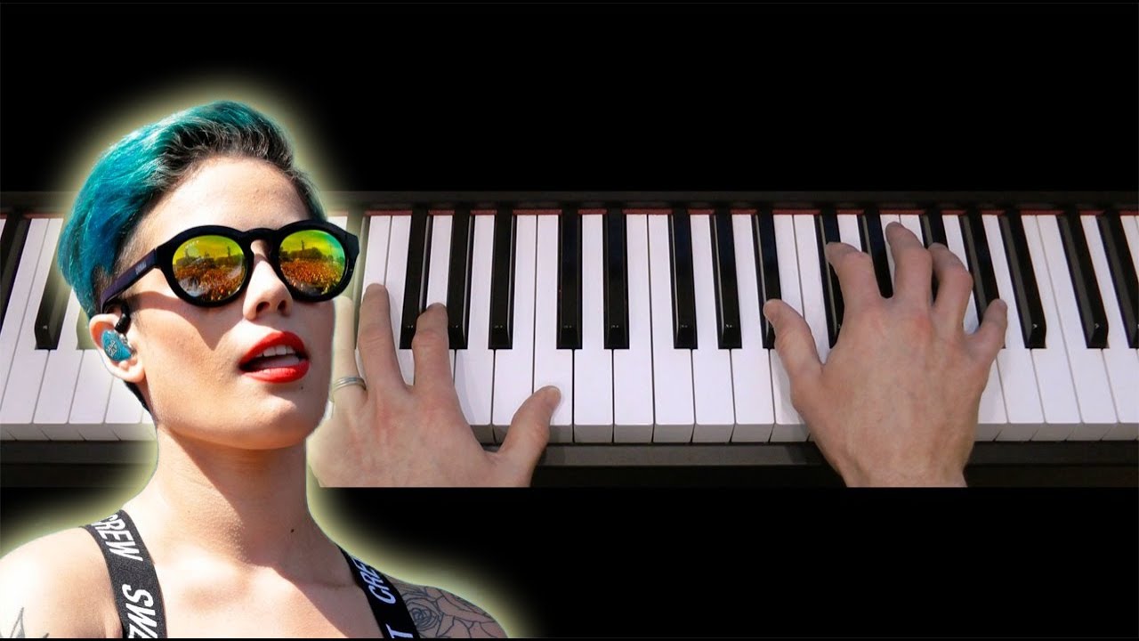 Halsey Sorry Piano Tutorial - YouTube