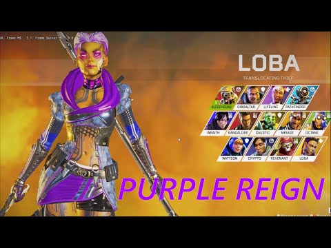 Purple Reign Loba Ranked Insanity -Apex Legends Season 5 - YouTube