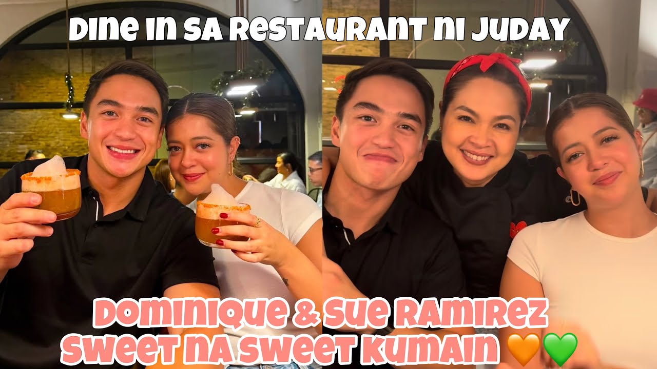 SUE RAMIREZ AT DOMINIQUE ROQUE SWEET NA SWEET NA KUMIN SA RESTAURANT NI ...