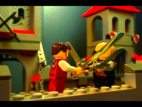 LEGO KINGDOMS CASTLE SWORD FIGHT - YouTube
