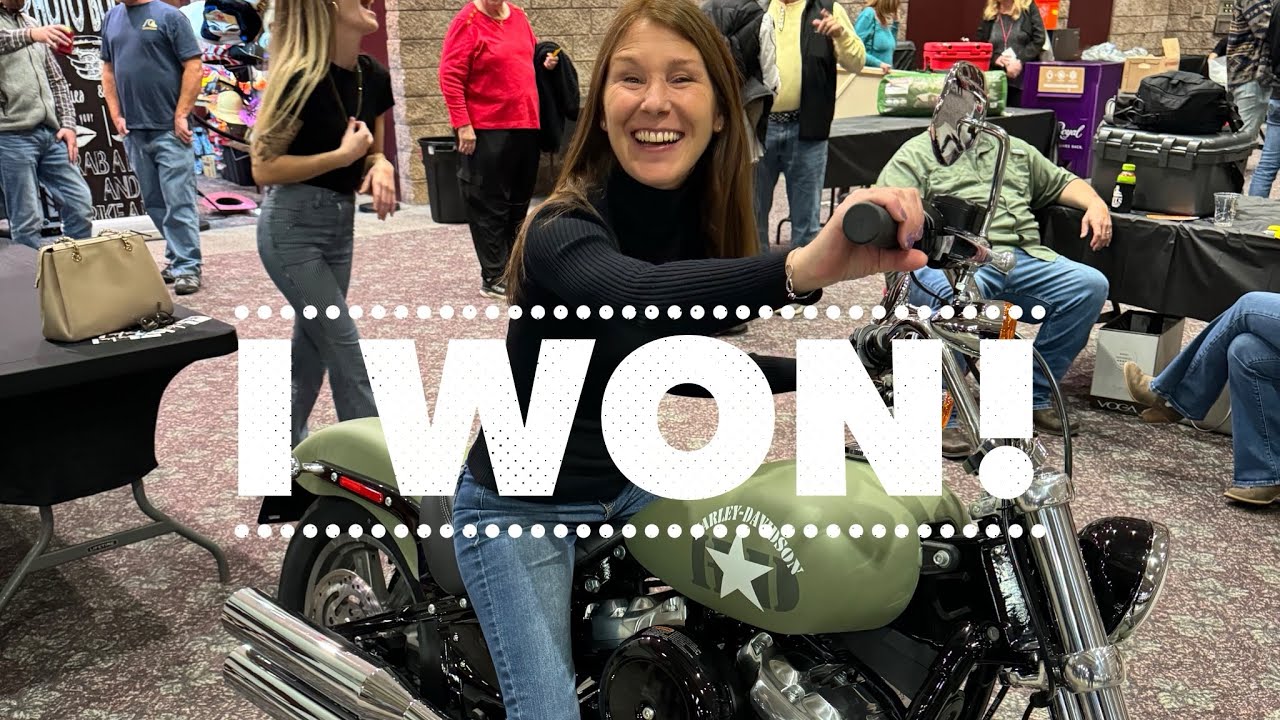 This is what it looks like when you Win a Harley Davidson! - YouTube