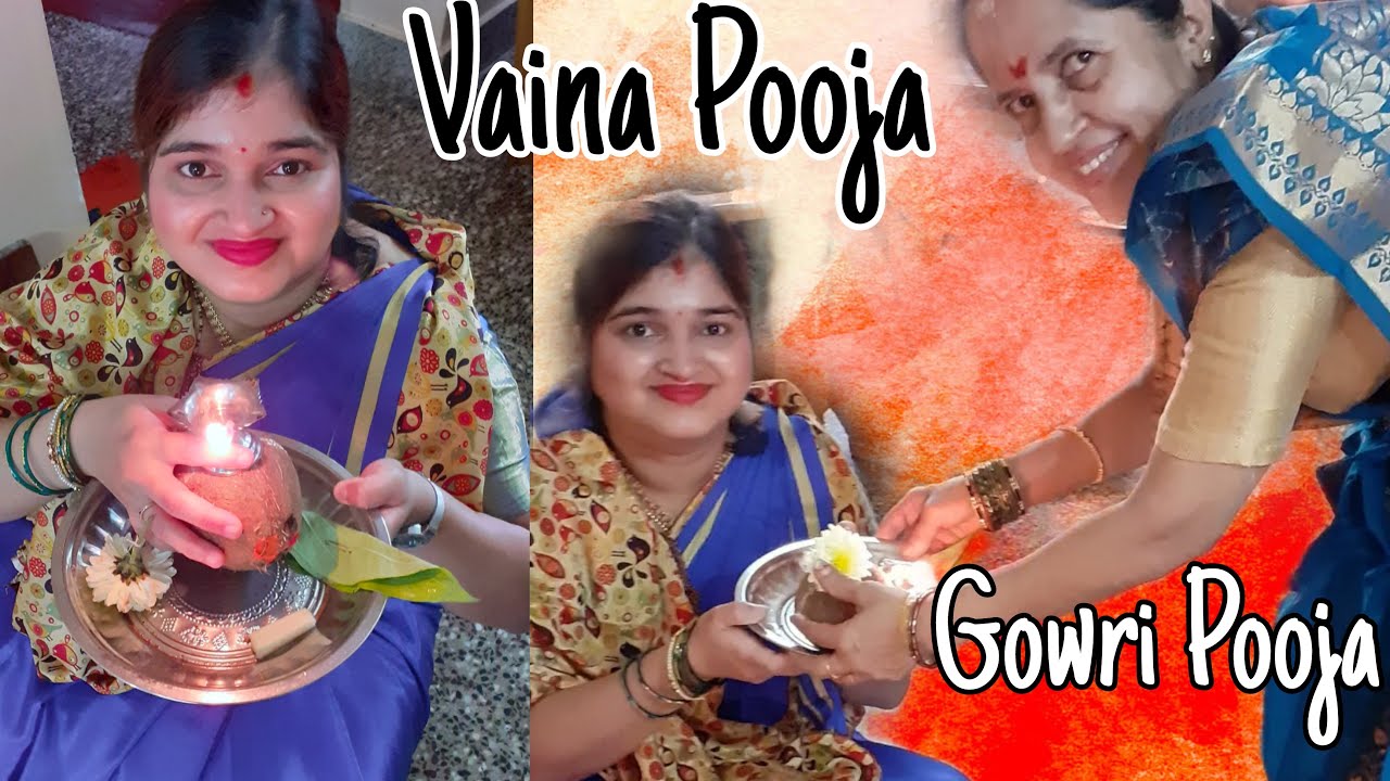 VAINA POOJA (Gowri Pooja) GSB Konkani Tradition | Ganesh Chaturthi | LakshmiKamathVlogs - YouTube