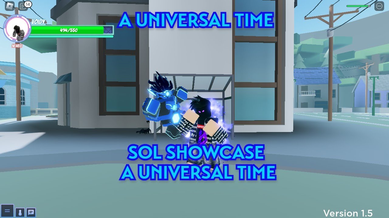 SOL SHOWCASE A UNIVERSAL TIME (ROBLOX AUT) - YouTube