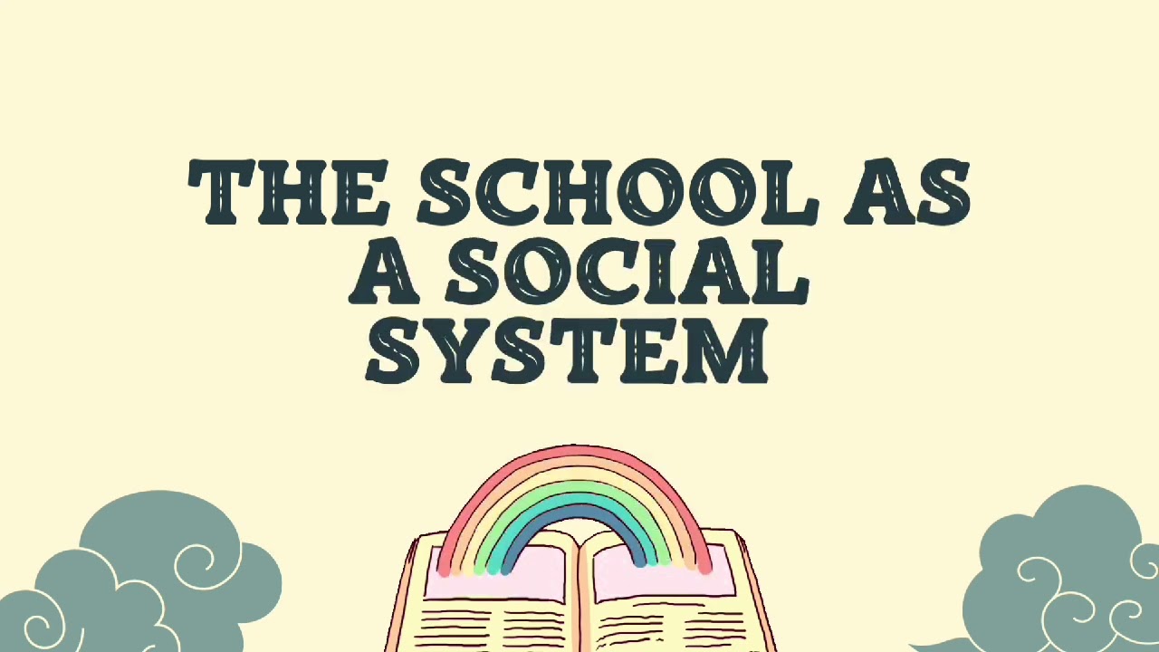 Unit 2: SCHOOL AS A SOCIAL SYSTEM: "SOCIAL SYSTEM MODEL" (Part 1 ...
