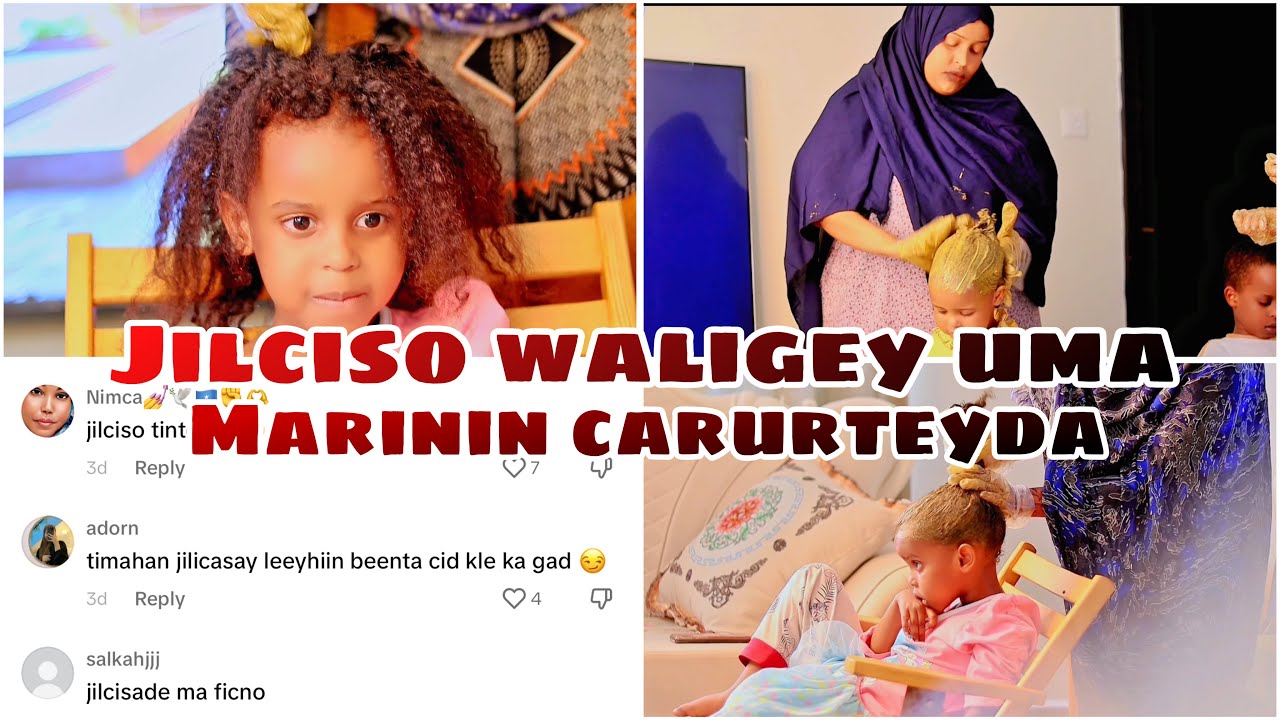 Jawab: “ carurta jilcisada kaday! “. Carurteyda waxa umariyo Wakana ...