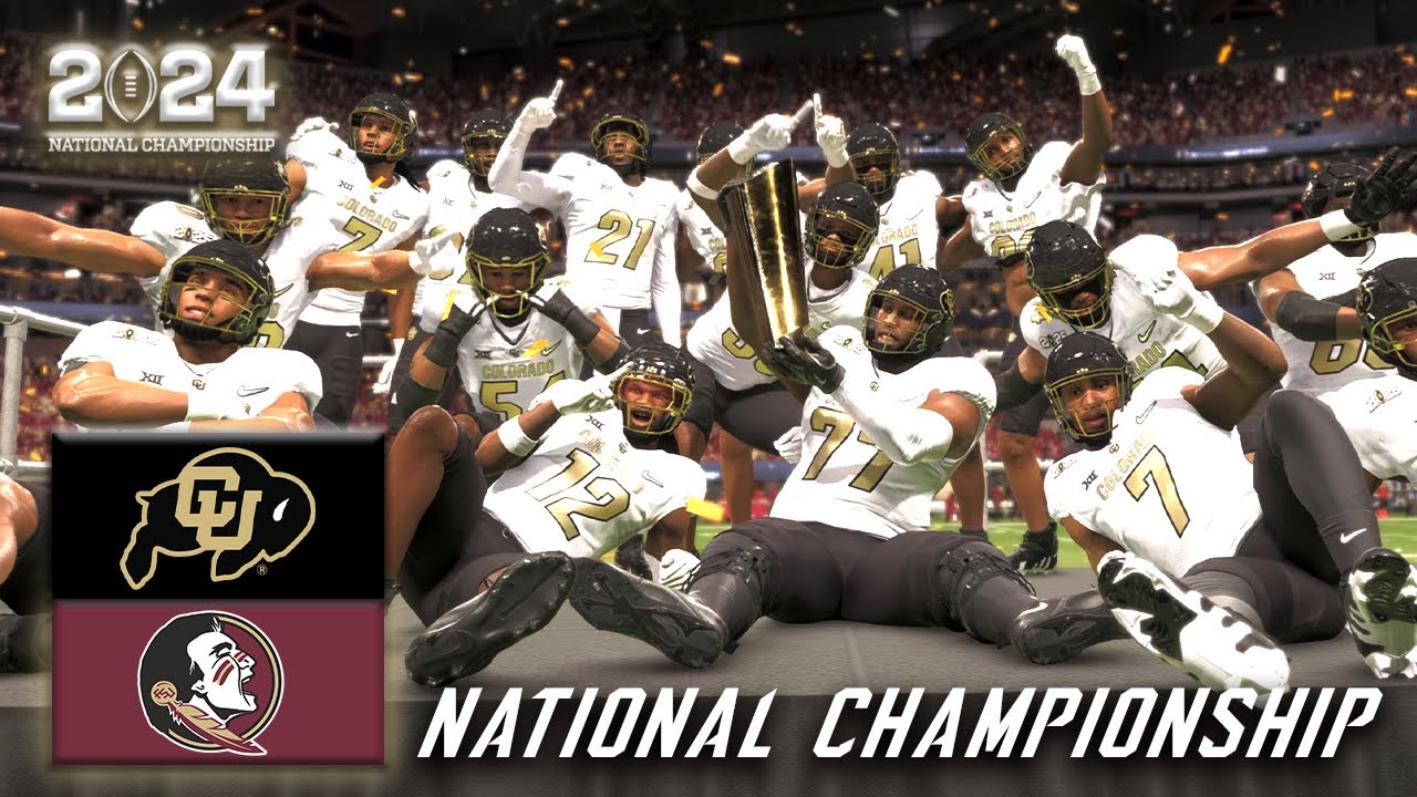 CF25 | Colorado vs Florida State - 2024 National Championship | R3DBARZ ...