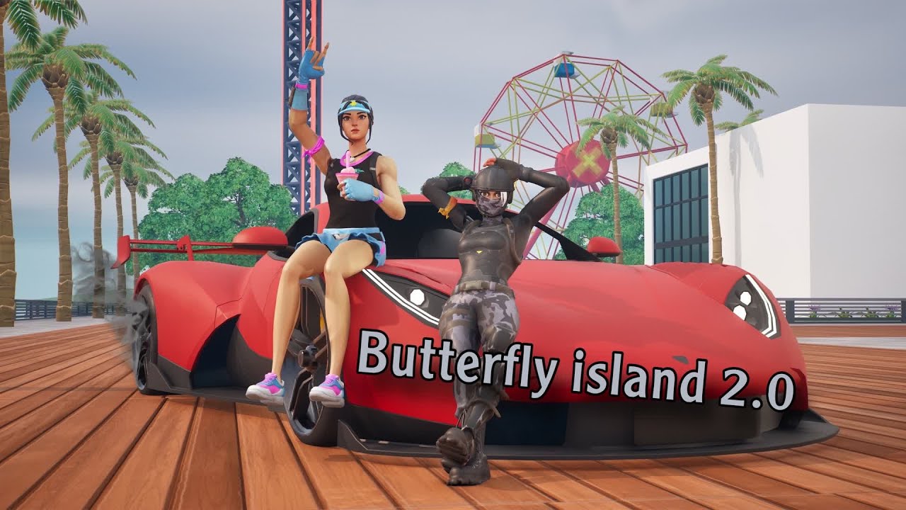 FORTNITE BUTTERFLY PARTY ROYALE 2.0 - MAP CODE: 6852-8074-7162 - YouTube