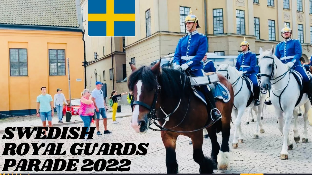 Swedish Royal Guards Parade at ROYAL Palace, Stockholm, Sweden - YouTube