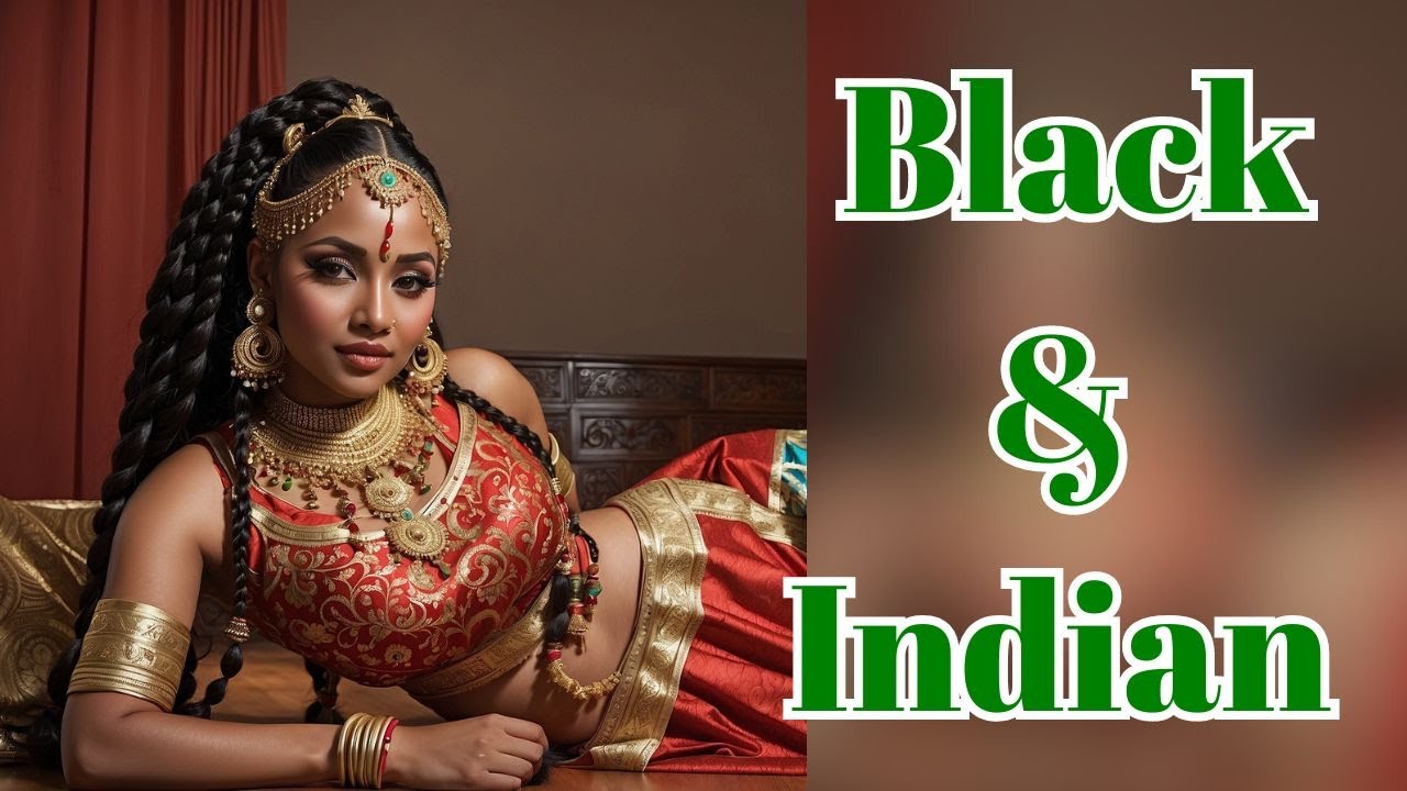 Indian traditional outfits featuring your beautiful black women - YouTube