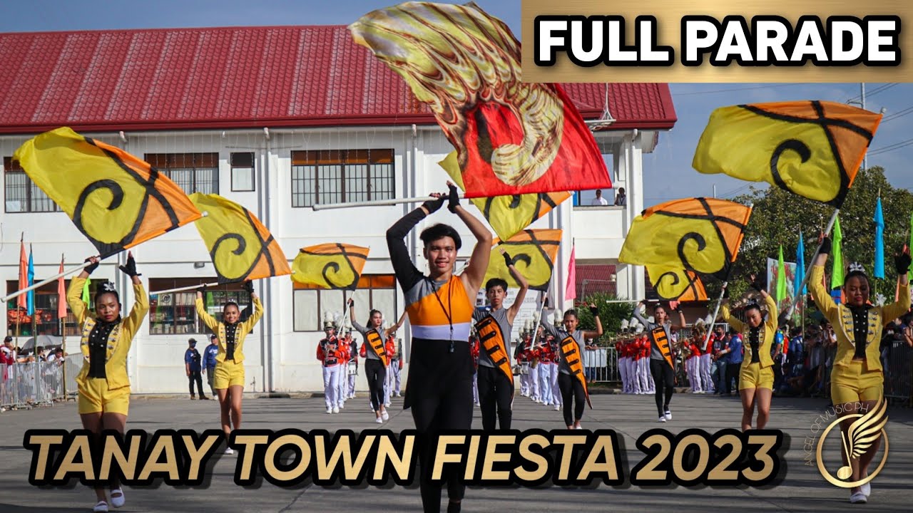 TANAY RIZAL TOWN FIESTA 2023 - ENTRANCE OF MARCHING BAND - YouTube