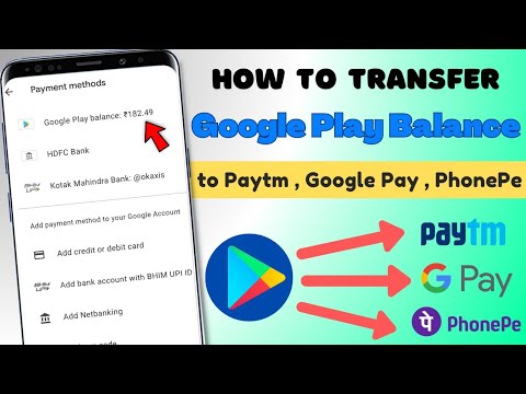 Transfer Google Play Balance to Your Bank Account - How to transfer ...