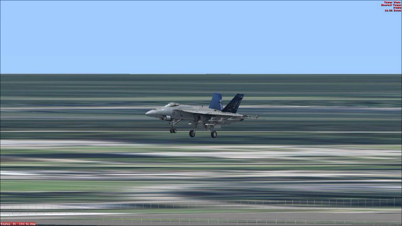 FSX VRS Superbug Landing Rwy 24 At Gainesville - YouTube