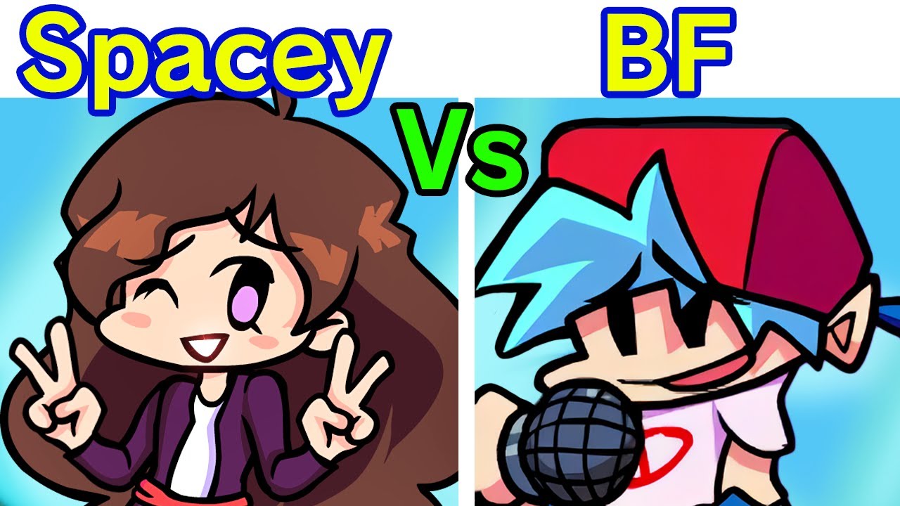 Friday Night Funkin' - VS Spacey FULL WEEK + Cutscenes (FNF Mod/Hard ...