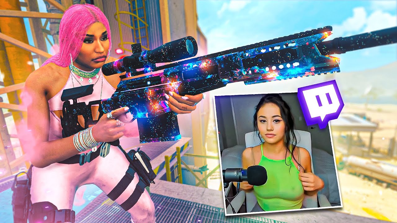 Trash Talking girl Streamer RAGES after being DESTROYED by my SNIPER ...