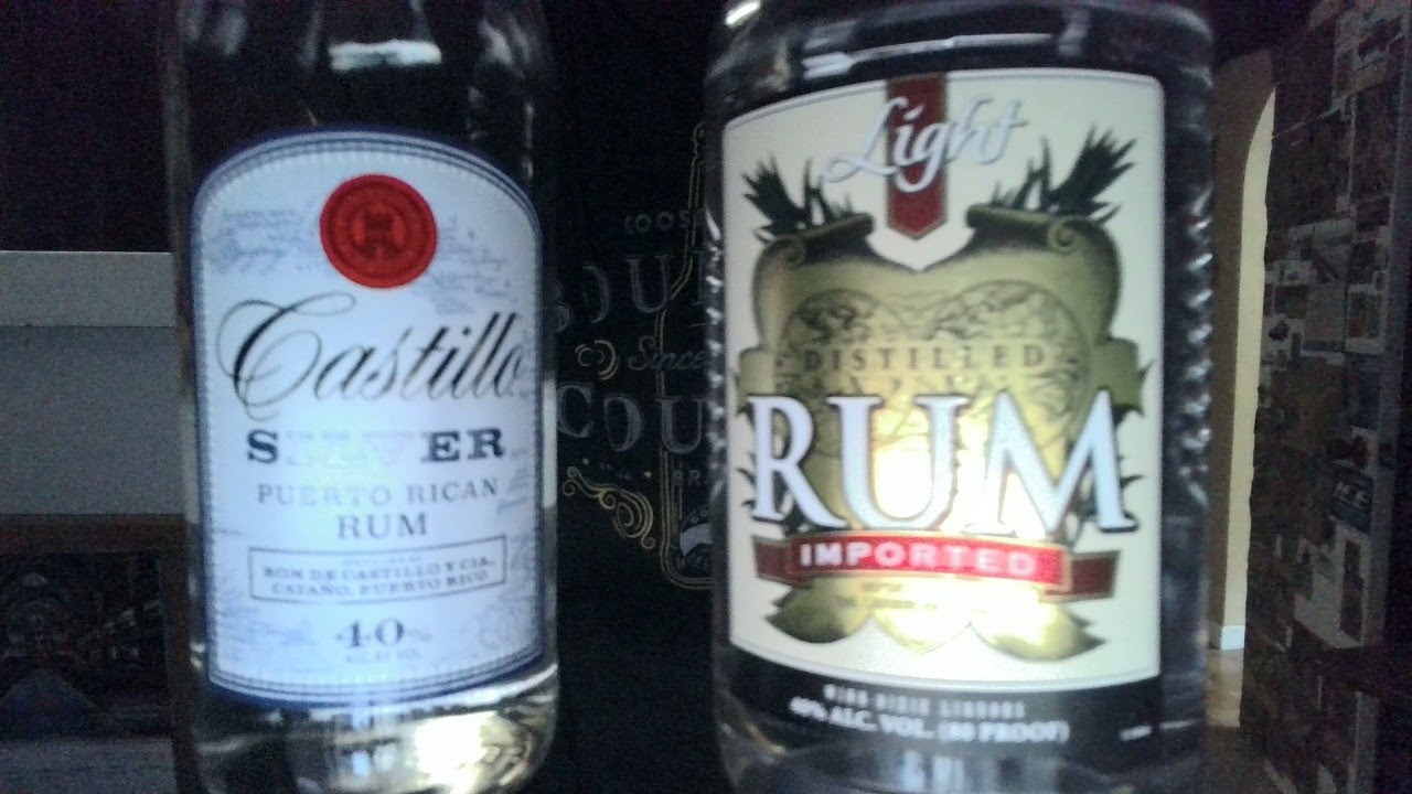 Castillo Silver vs. W-D Liquors Light Rum - YouTube