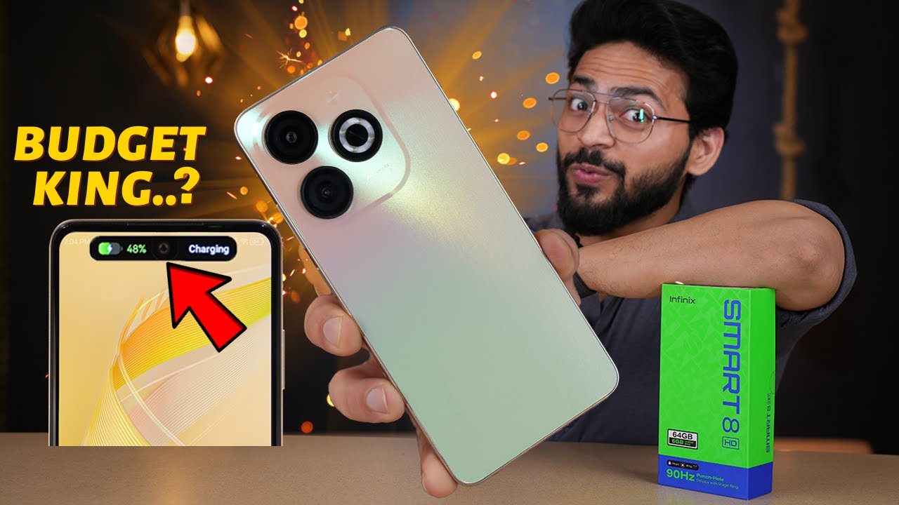 Infinix Smart 8 HD - Smart Ring | At Just Rs 5,669/- Only 🤯 | 90Hz ...