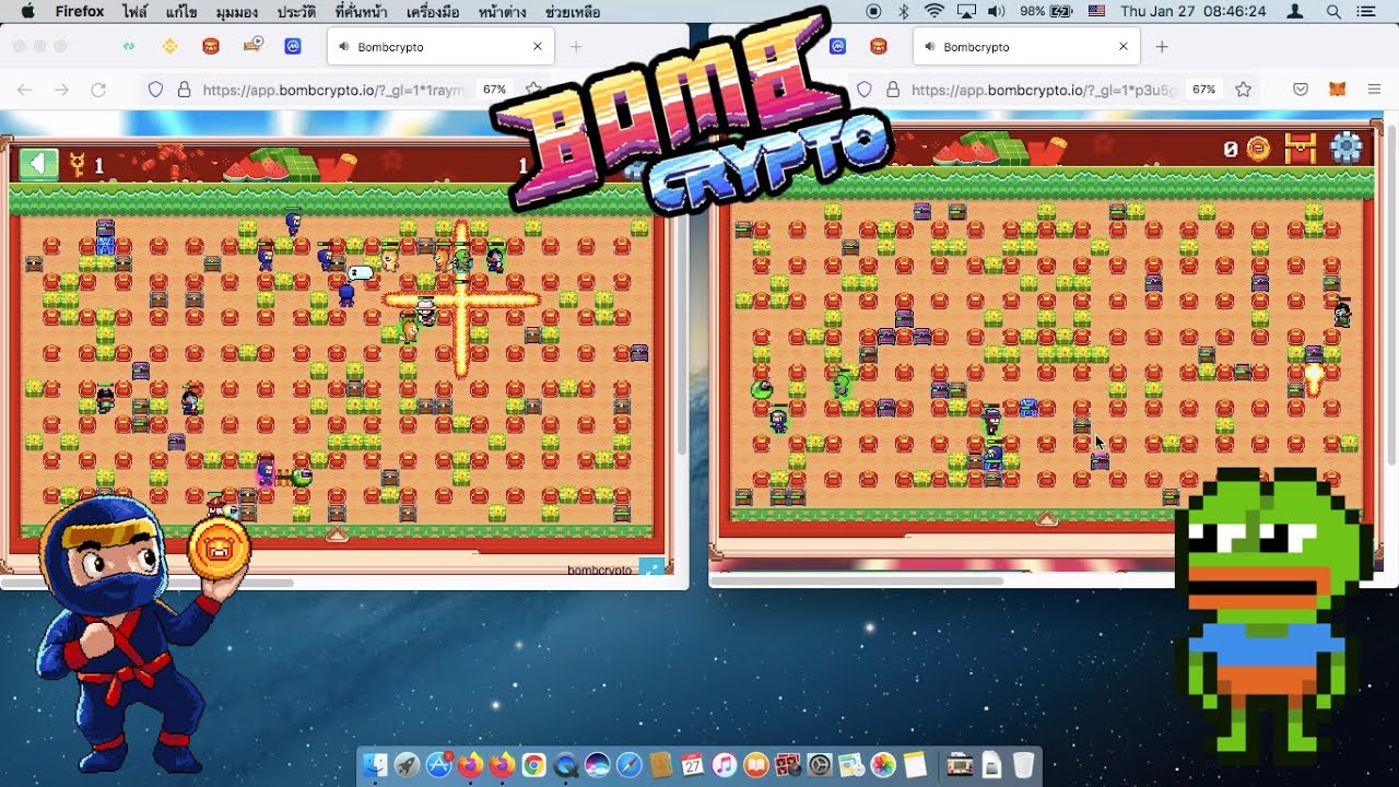 bomb crypto ] เล่น 2 จอ เครื่องบ้านๆก็เล่นได้เลยนะ - YouTube