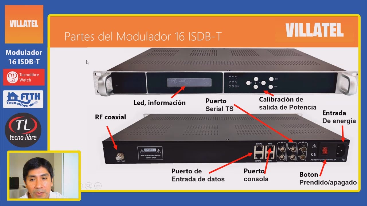 MODULADOR 16 ISDB-T - YouTube